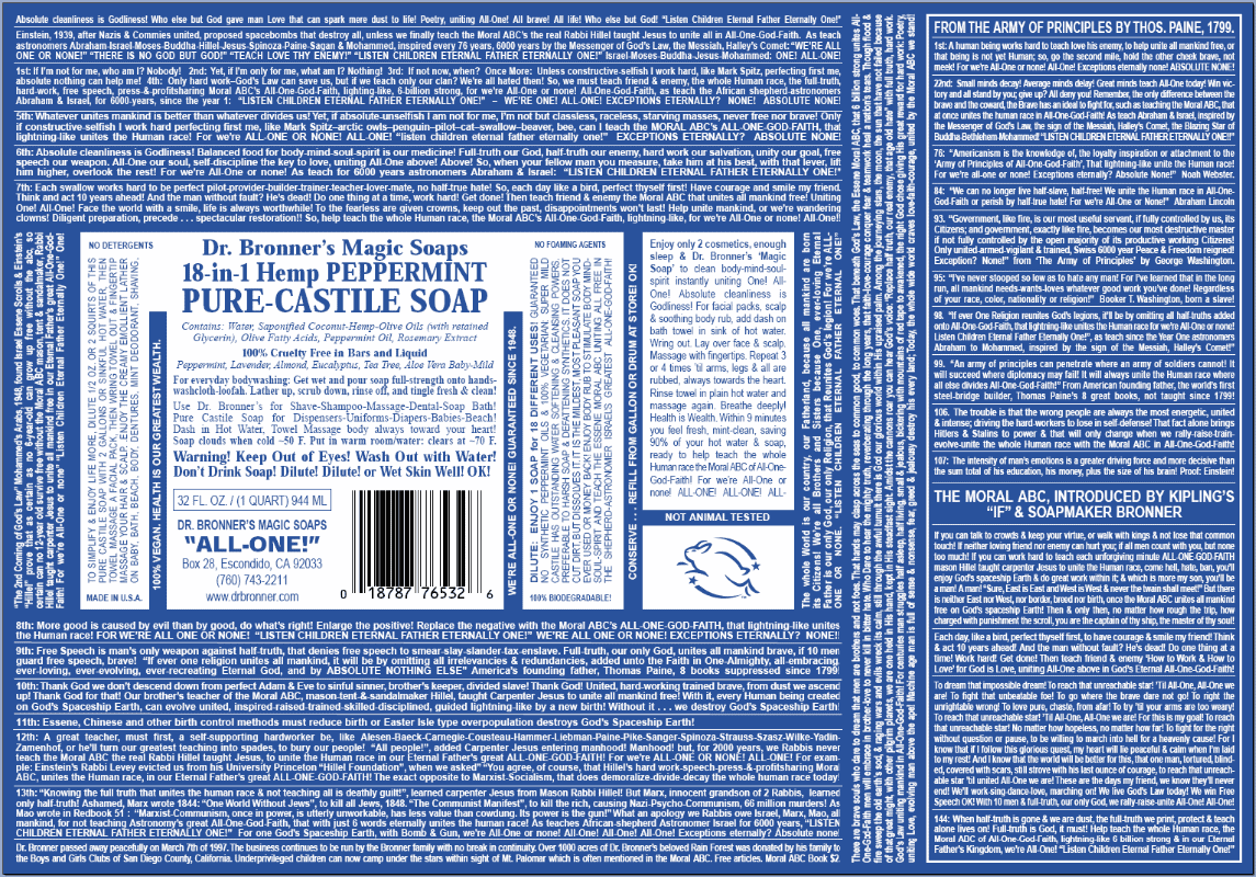 Fake Organic Brands Wiped Out By Dr Bronner - Eluxe Magazine