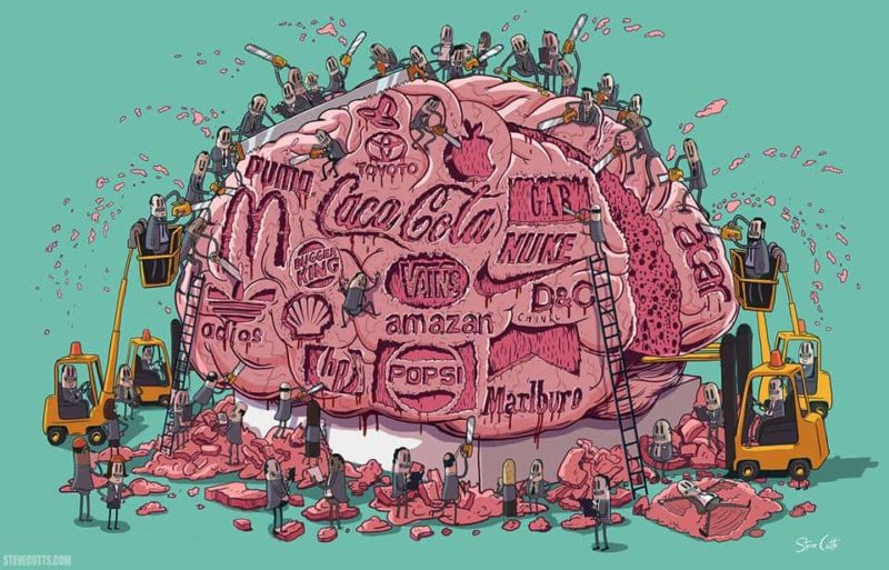 Meet Steve Cutts: An Artist With An Edge - Eluxe Magazine