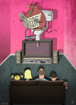 Meet Steve Cutts: An Artist With An Edge - Eluxe Magazine
