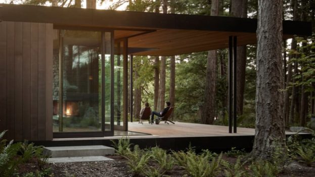 Whidbey Island Farm Retreat: A Forested Dream House - Eluxe Magazine